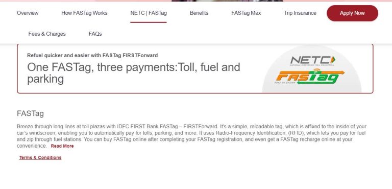 How to Recharge IDFC FASTag: Step-by-Step Guide